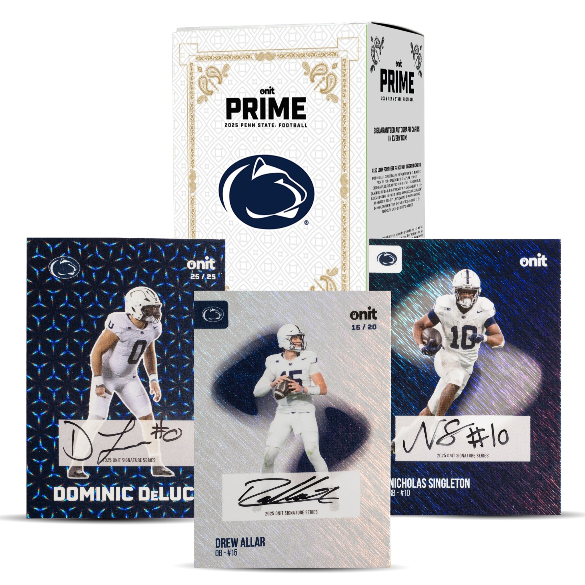 Penn State University Football 2025 Trading Cards - Prime Box (THREE G