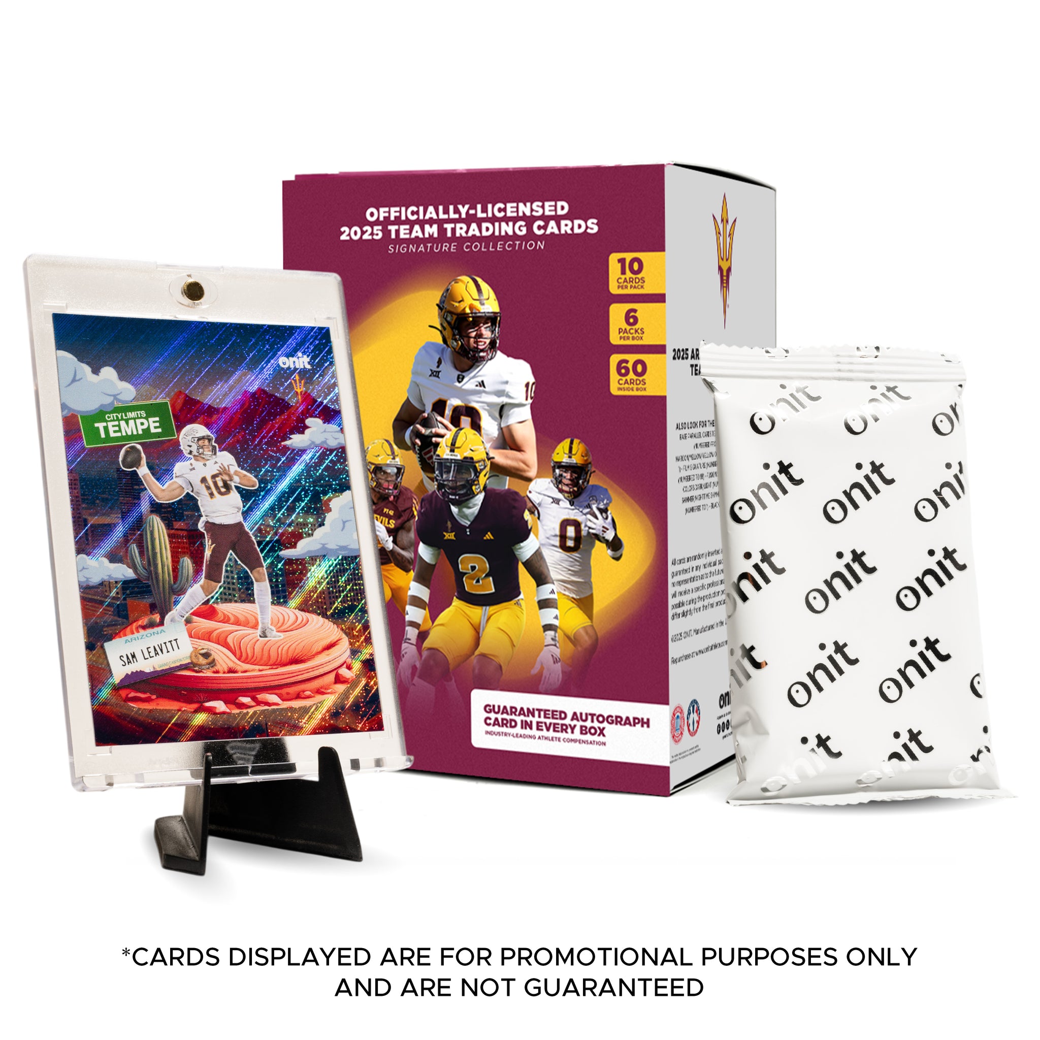 Arizona State University Football 2025 Trading Cards - Platinum Box (G