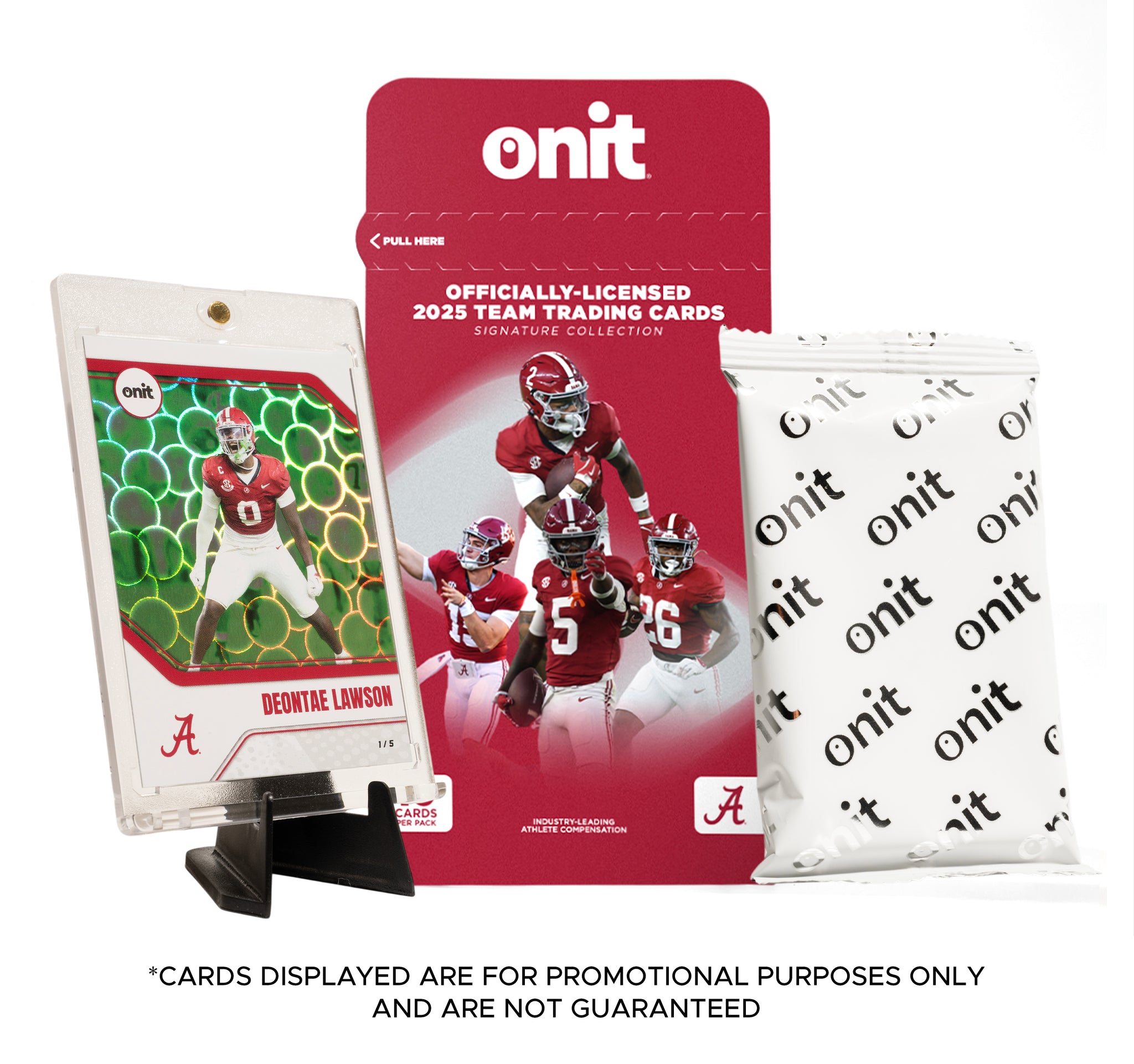 University of Alabama Football 2025 Trading Cards - Single Pack