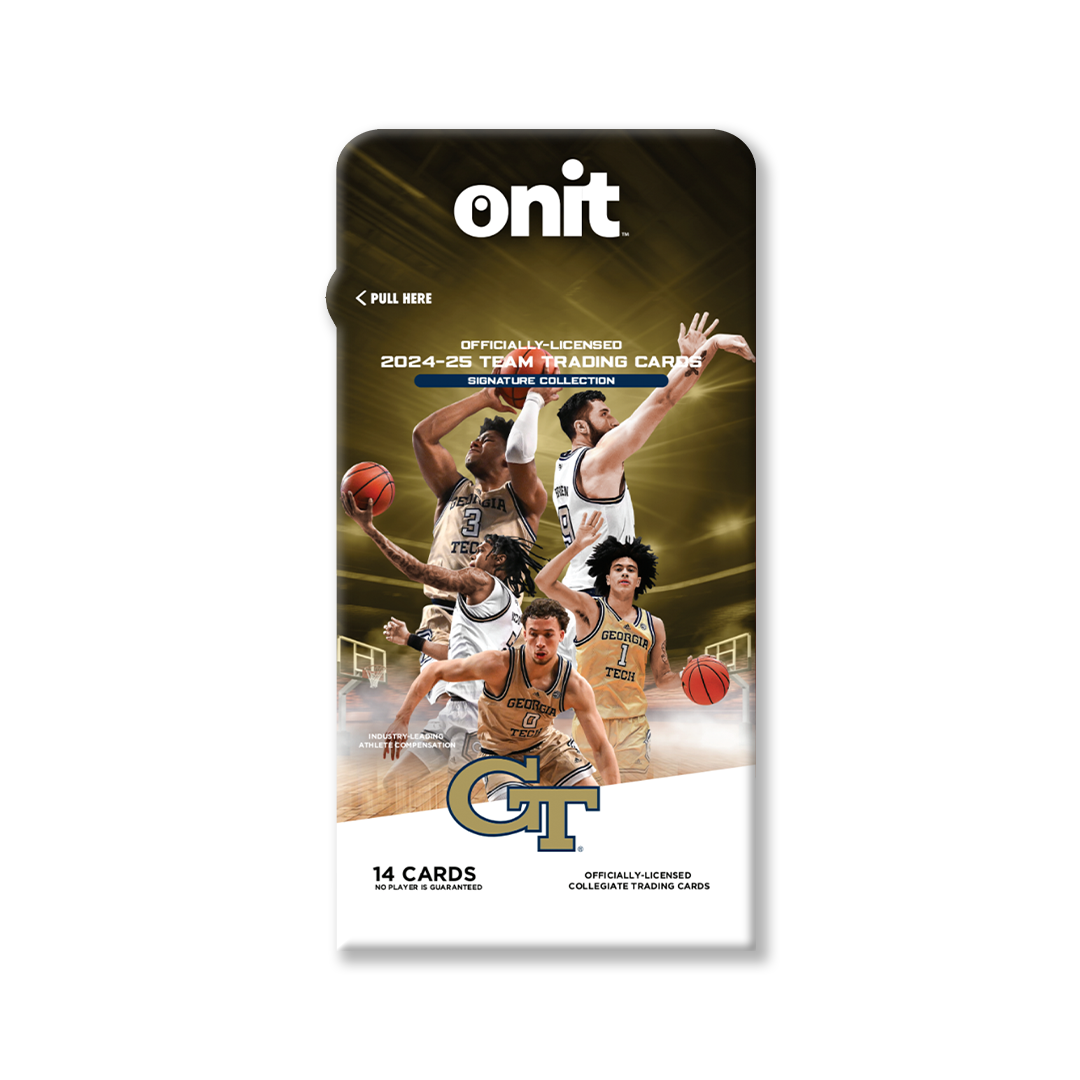 Georgia Tech® 2024-25 Men's Basketball Trading Cards - Single Pack