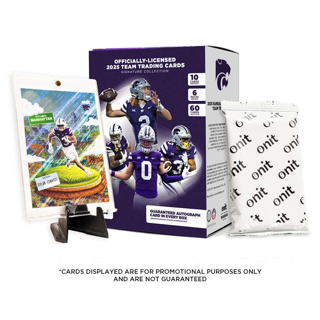 Kansas State University Football 2025 Trading Cards - Platinum Box (Gu