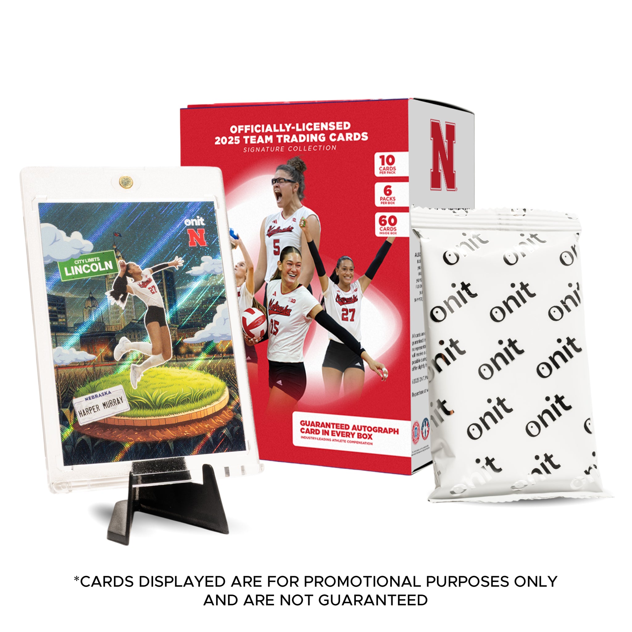 University of Nebraska Volleyball 2025 Trading Cards - Platinum Box (G