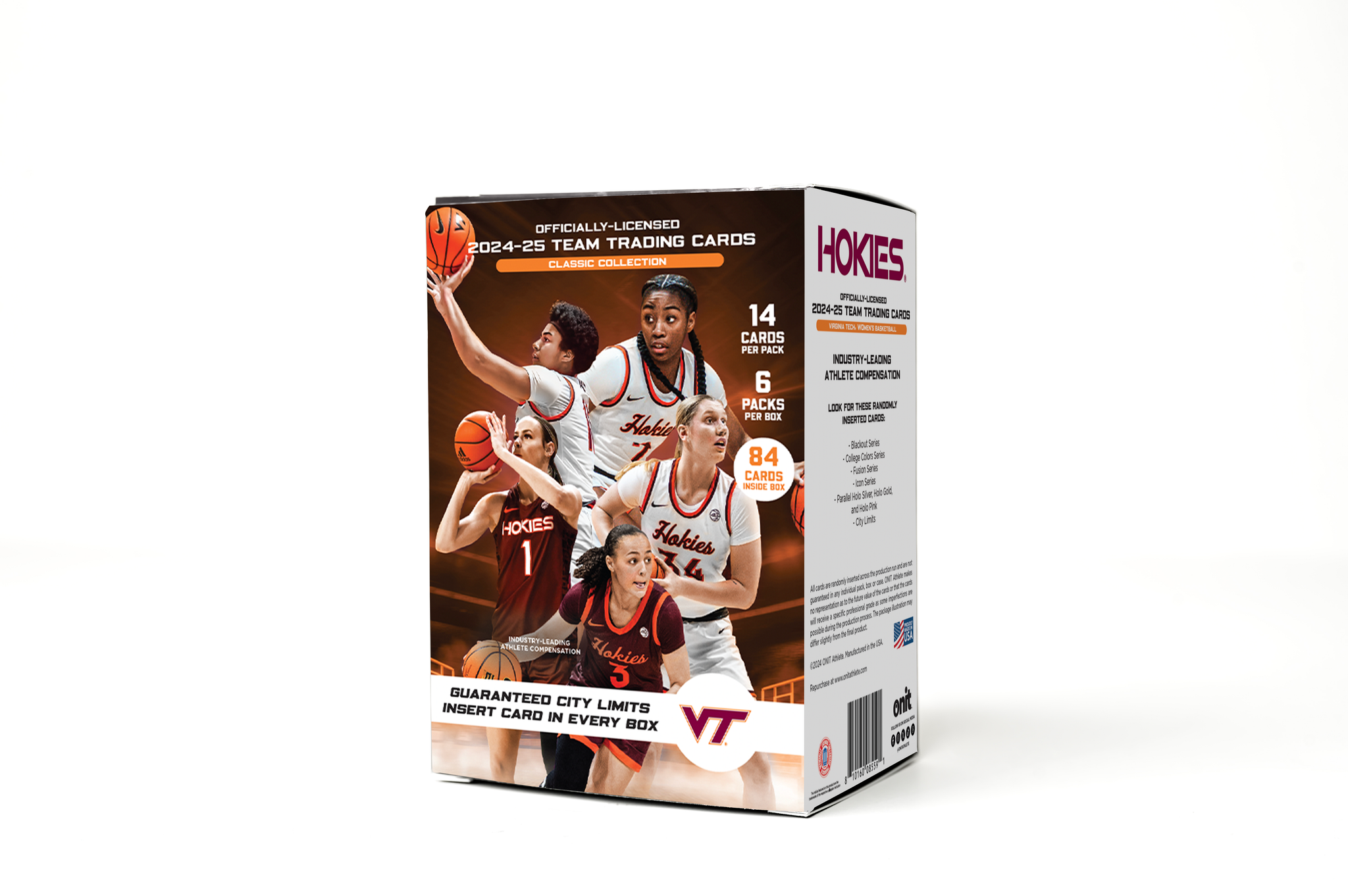Virginia Tech® 2024-25 Women's Basketball Trading Cards - Blaster Box
